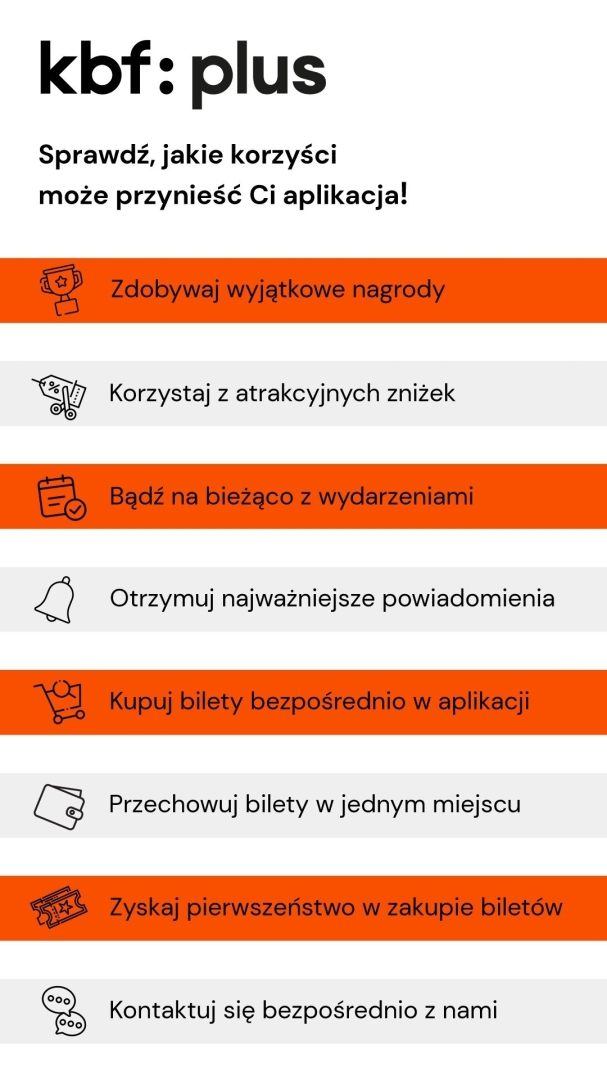 KBF: PLUS | KBF: BILETY